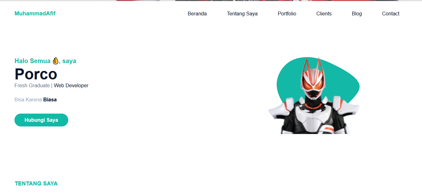 Portfolio Tailwind CSS